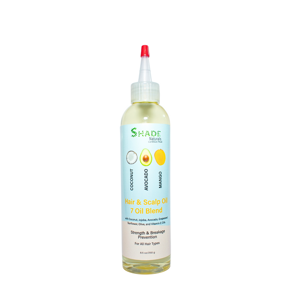 Hair and Scalp 7 Oil Blend (Coconut, Avocado, Mango) | Shade Naturals