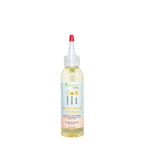 Hair and Scalp 7 Oil Blend (Coconut, Avocado, Mango) | Shade Naturals