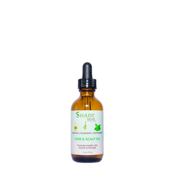 Hair and Scalp Oil 2oz (Avocado, Rosemary, Peppermint) | Shade Naturals